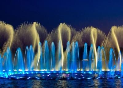 China Stainless Steel 304 Digital Swing Fountain Jet 360 Degree Rotation 1 Cycle for sale