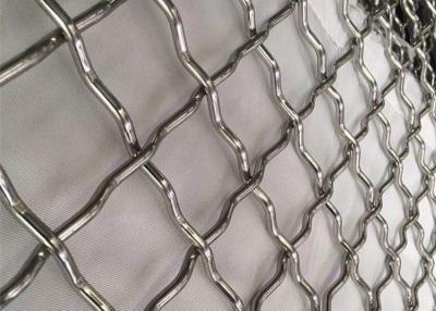 China rede de arame frisada 5mm de aço inoxidável 635x635mesh de 1mm 2mm 3mm 4mm tecida à venda