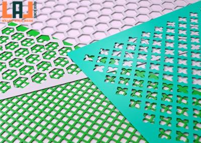 중국 파우더는 1m 퍼포레이티드 금속 와이어 메쉬 스테인레스 강 6각 구멍을 코팅했습니다 판매용