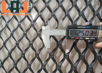 China O preto pintou a cerca de alumínio Galvanised Expanded Mesh Flattened da proteção à venda