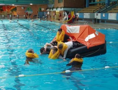 China SLOAS Approved Inflatable Life Raft for sale