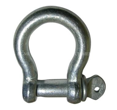 China US type Galvanized Marine metal shackles Rigging Hardware for sale