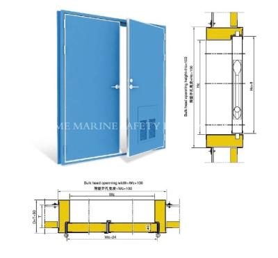 China Hydraulic sliding watertight door marine door for ship use for sale
