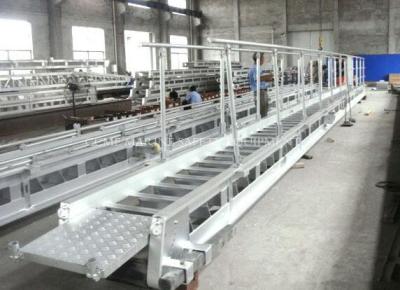 China 14m Accommodation Telescopic Aluminium Ladder  Marine Aluminum Gangway for sale
