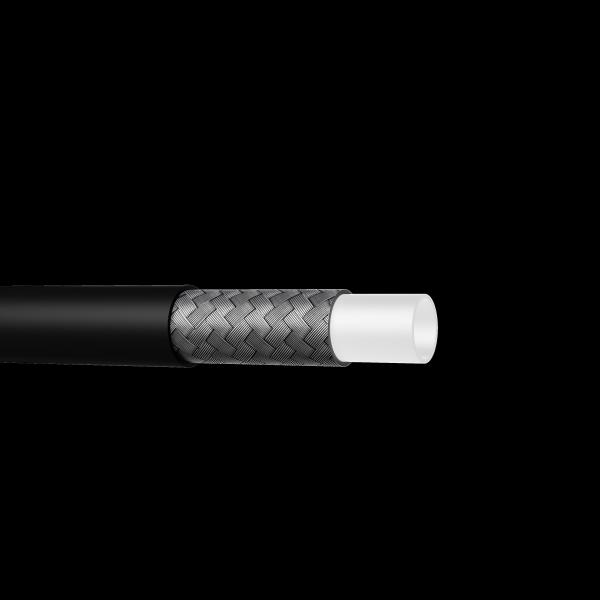 Quality OEM TPU Jacketed PTFE Braided Hose Wear Resistant SS Braided Teflon Hose for sale