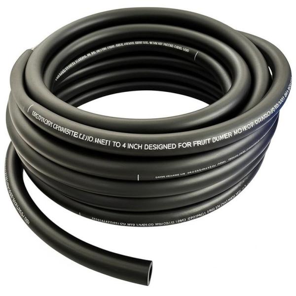 Quality Industrial Rubber Water Hose Inner Diameter 1/2 Inch To 4 Inch Designed For Fruit Juice Manufacturing Process for sale