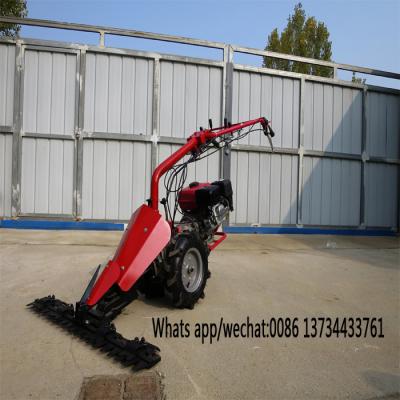 China new model agricultural machinery gasoline and diesel engine mini tiller scythe mower, mini tractor scythe mower for sale
