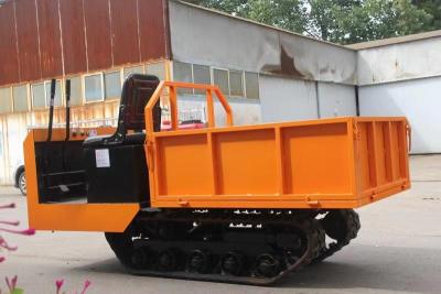 China 2ton crawler dump truck small track dumper tipping car for sale