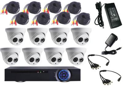 China Volle Ausrüstung HD 1.3MP 8 Kanal-DVR, Innenkabel der hauben-Überwachungskamera-DVR der Ausrüstungs-18m zu verkaufen