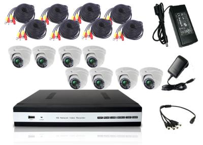 China Ausrüstung DVR-Überwachungssystem-HD DVR mit Stromversorgung der Hauben-8PCS der Kamera-3pcs zu verkaufen
