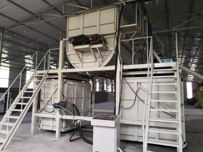 China Automated Industrial Rebonding Foam Machine 3 Blocks/H High Productivity for sale