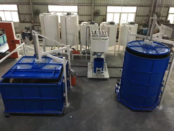 Quality 10kg/M3-60kg/M3 Box Foaming Machine Batch Foam Machine Round / Square Foam Block for sale