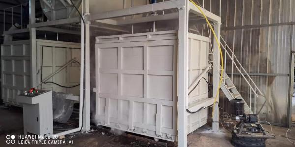 Quality Easy Operation Rebonding Foam Machine With Two Mould For Squre Foam Block for sale