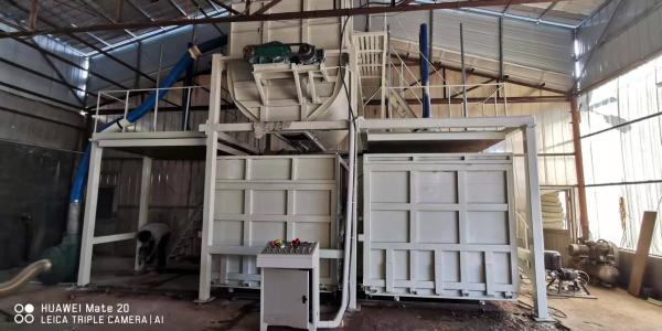 Quality Easy Operation Rebonding Foam Machine With Two Mould For Squre Foam Block for sale