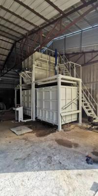 China Easy Operation Rebonding Foam Machine With Two Mould For Squre Foam Block for sale