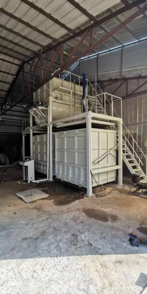 Quality Easy Operation Rebonding Foam Machine With Two Mould For Squre Foam Block for sale