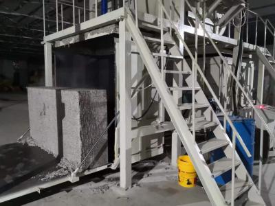 China Innovative Foam Rebonding Machine Double Moulds Square Foam Block Making Machine for sale