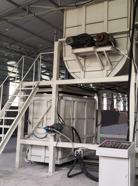 Quality High Performance Rebonded Foam Machine With Single Mould For Squre Foam Block for sale