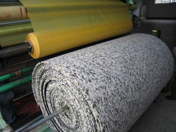 Quality High Accuracy Rebonded Foam Machine Carpet Underlay Production Line CE Certified for sale