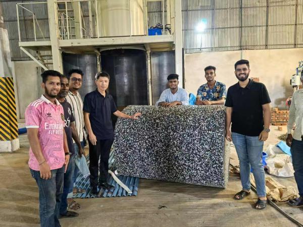 Quality High Density Rebonded Foam Machine For Shoe And Insole Use Automation Control for sale