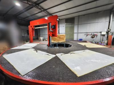 China 7m Diameter Carousel Foam Cutting Machine Accurately 8-40m/Min Speed for sale
