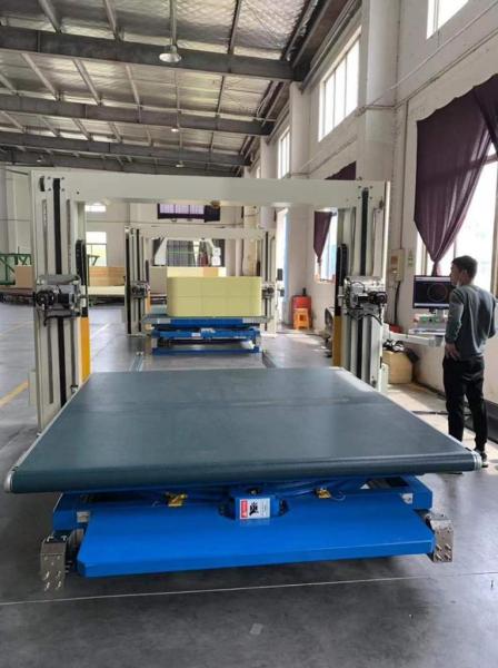 Quality Foam Cutter Cnc Machine With Auto Working Table Turning Single Blade for sale
