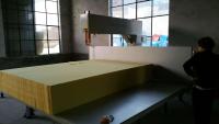 China PLC Control Automatic Vertical Foam Cutting Machine 1200mm Height 1.75kW Motor HXW-ALQ-4L Model for sale