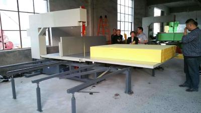 China PLC Control Automatic Foam Cutting Machine Vertical Foam Cutter Machine for sale