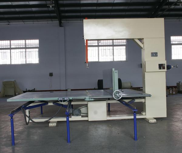 Quality High Speed Rebonded Manual Vertical Foam Cutting Machine 1.75kW for sale