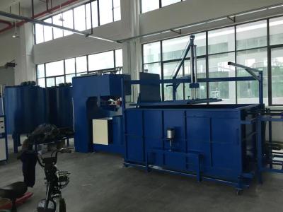 China 48kw Semi Automatic Batch Foaming Machine For Making Square Foam Block for sale