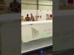 horizontal foam cutting machine