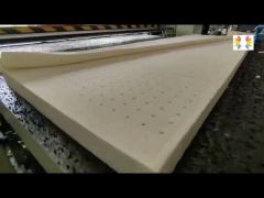horizontal latex foam cutting machine with 2150mm width high accuracy