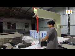 manual foam cutting machine with 7760mm blade simple operation