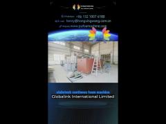 horizontal continuous foam machine