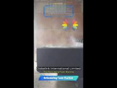 automatically reticulated foam machine hydraulic control labor saving