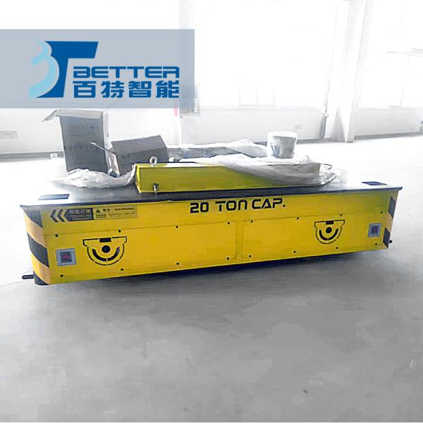 Quality 60T Capacity Battery Powered Transfer Cart Electric Material Transfer Trolley for sale