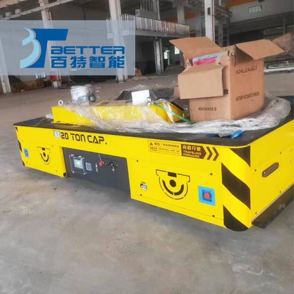 Quality 60T Capacity Battery Powered Transfer Cart Electric Material Transfer Trolley for sale