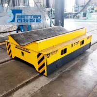 Quality Customized Power Supply 1-50 Ton Motorized Transfer Trolley Electric Rail for sale