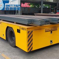 Quality 30 Ton Motorized Trackless Battery Powered Transfer Cart For Industrial Use for sale