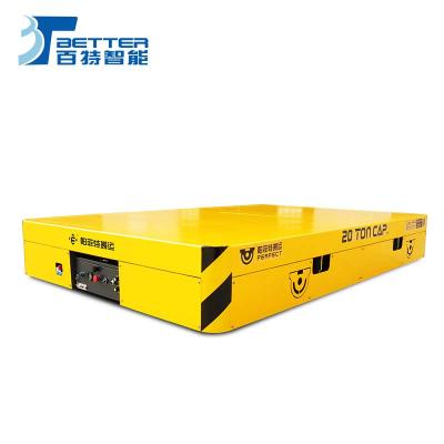 China Large Table Cart Motorized Material Transfer Trolley Used in Crane Industry for sale