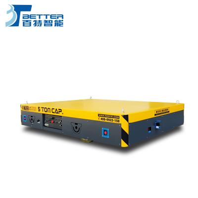 China 20 Ton Cable Drum Powered Transfer Cart with Platform Track Carrier for sale