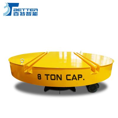 China Motorized Turntable Transfer Cart on Crossed Rails Handling for sale