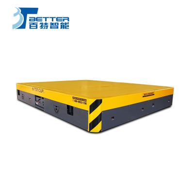 China 10ton Steerable Trackless handling Transfer Trolley for sale