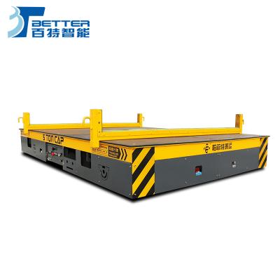 China 270-ton Battery-Powered Coil Transfer Cart with 360° Maneuverability and 1.2-meter Lifting Function for sale