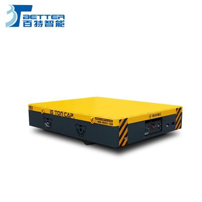 China Max Load 15t Custom Size Electric Trackless Transfer Cart with Rubber Wheels for sale