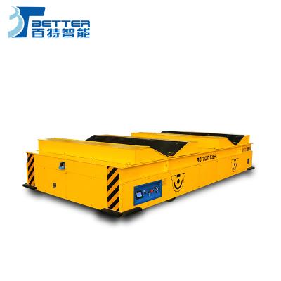 China Max Load 15t Custom Size Electric Trackless Transfer Cart with Rubber Wheels for sale