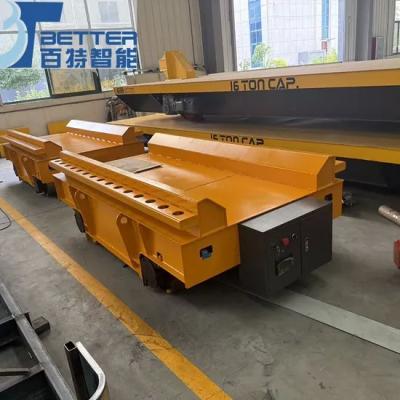 China Electric Rail Steel Coil Cart Factory on Curved Transfer Cart for sale