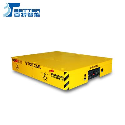China Industrial Use Motorized Trackless Flat Cart for Die Transport for sale