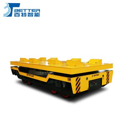 China Heavy Industry Railway Cart Coil Flat Electric Transfer Trailer 270 Ton for sale