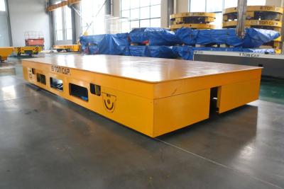 China Large Table Power Driven Rail Flat Wagon Electric Transfer Cart for sale
